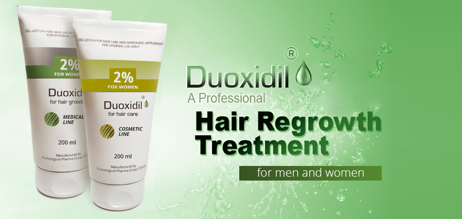 Duoxidil Hair Growth and Restoration Gel-Lotion for Men and Women